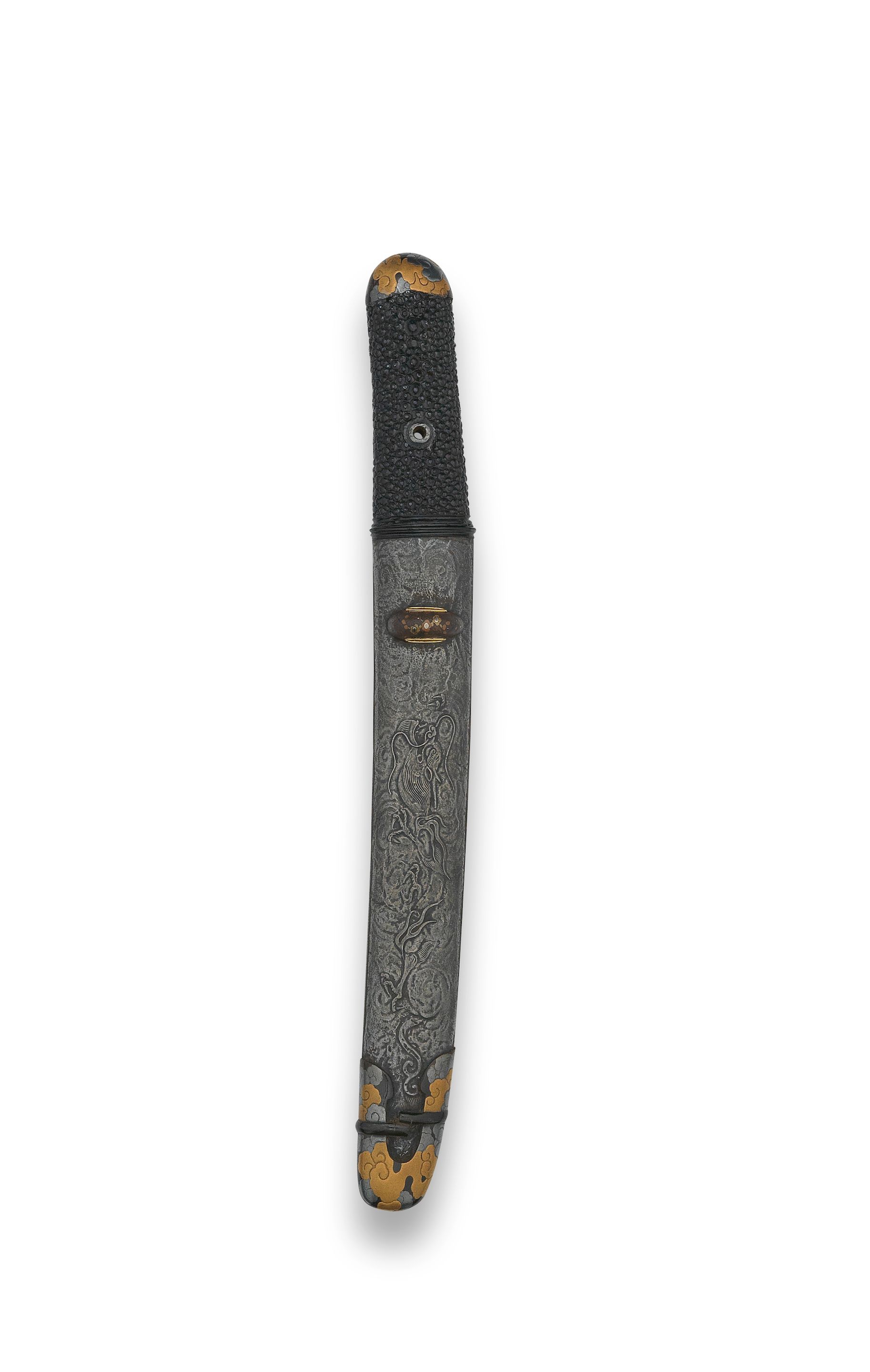 Bonhams : A KOSHIRA-E (MOUNTING) FOR A TANTO (DAGGER) Edo period (1615 ...