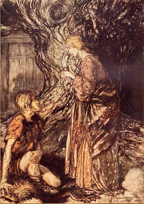 Bonhams : RACKHAM (ARTHUR) WAGNER (RICHARD) The Rhinegold & The ...