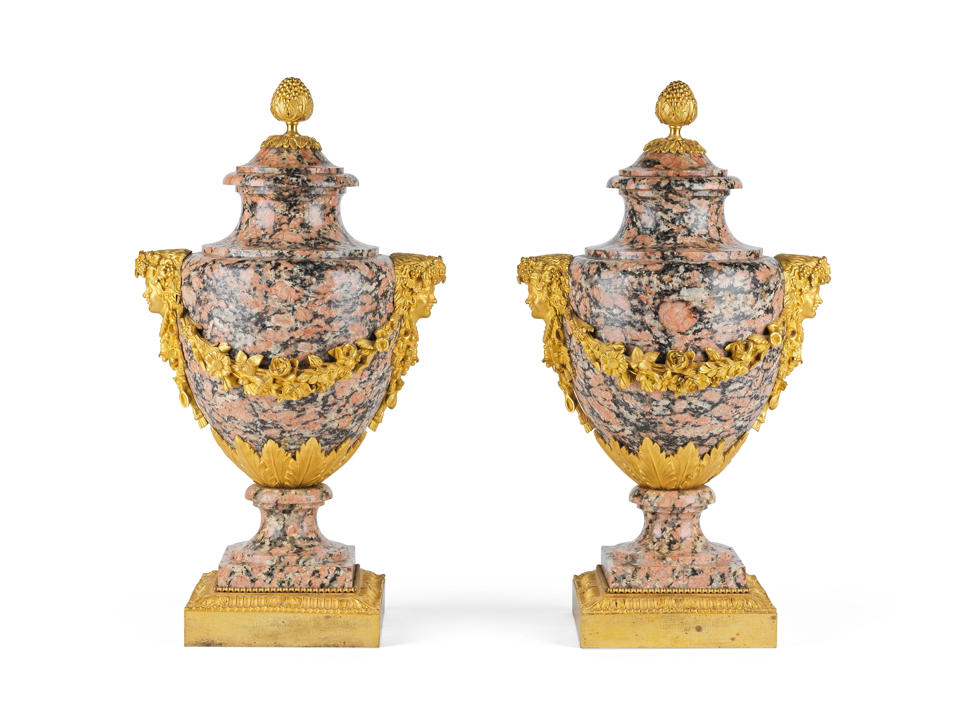 Bonhams Cornette de Saint Cyr : PAIRE DE VASES DE STYLE LOUIS XVI EN ...
