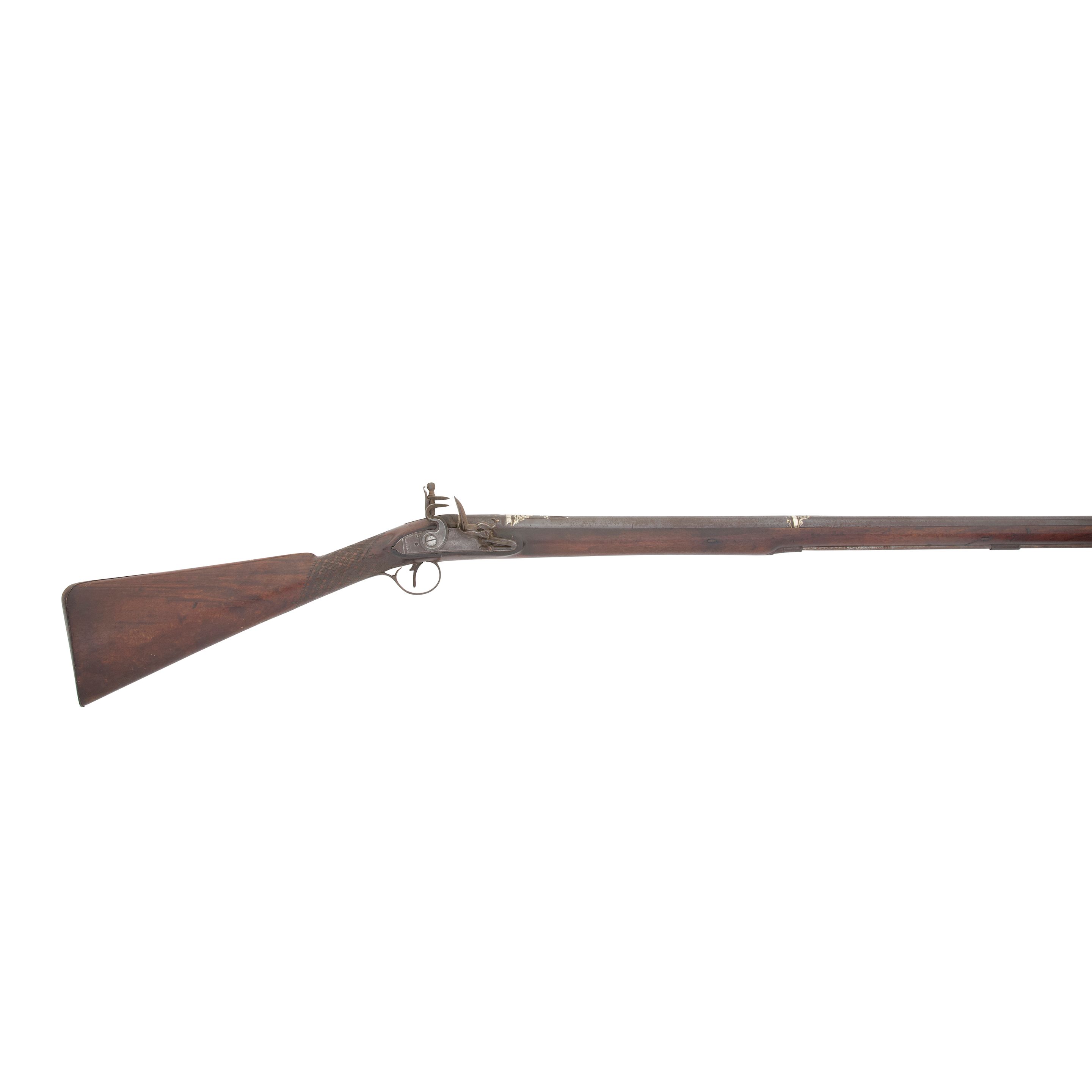 Bonhams : An Unusual Flintlock Gun With 10-Bore Indo-Persian Barrel
