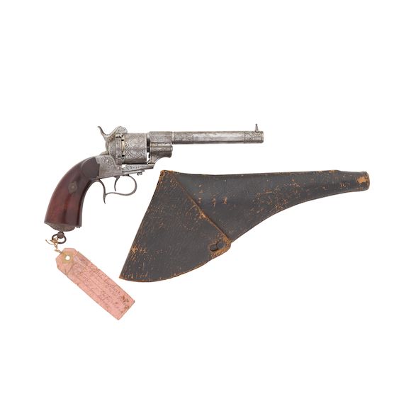 Bonhams : A French LeFaucheaux Patent 54-Bore Pin-Fire Double-Action ...