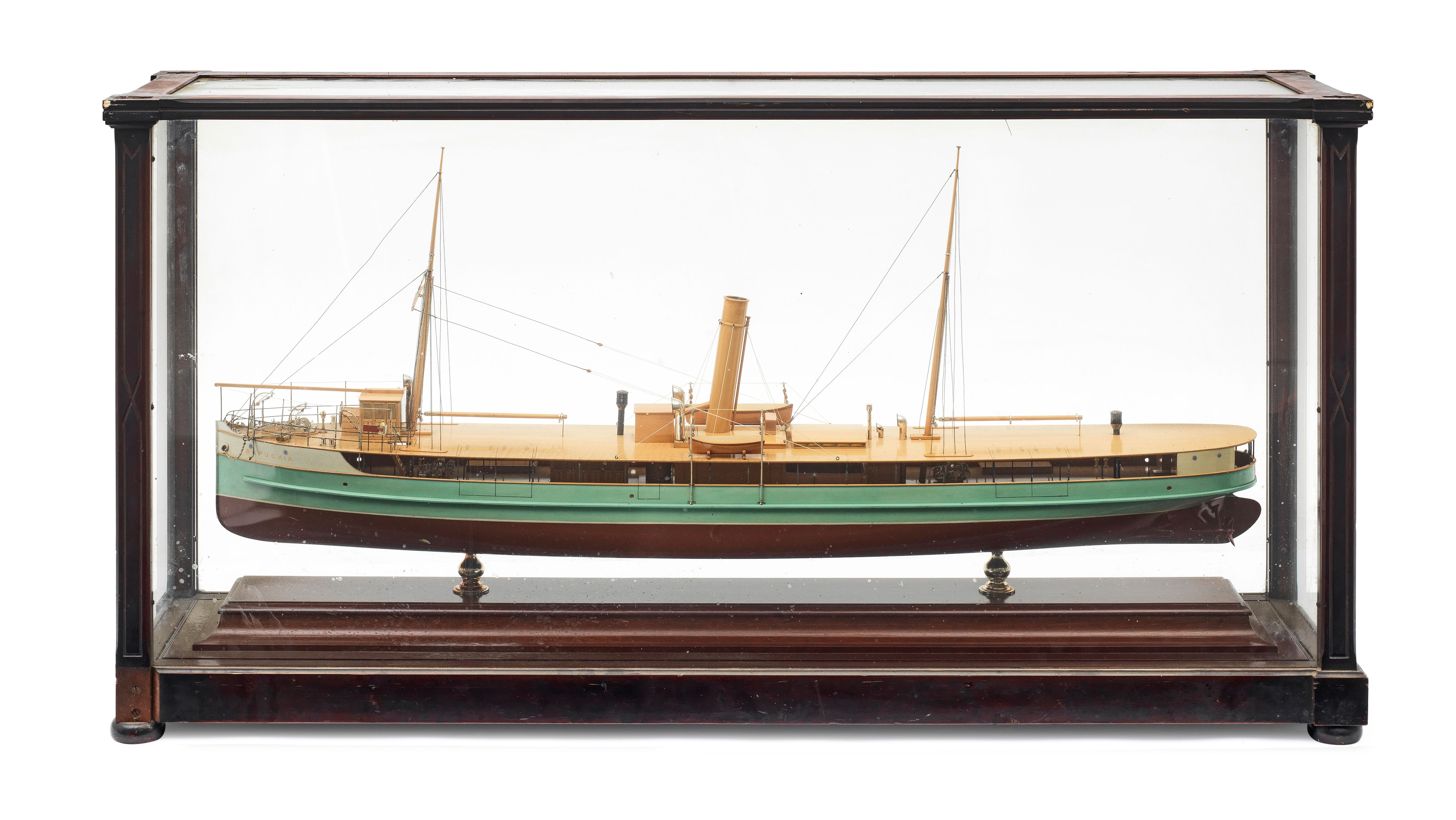 Bonhams : An early 20th century ship-builder's model of a cargo ship
