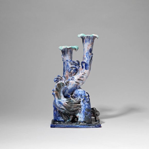 Bonhams : Wiener Werkstätte: Attributed to Susi Singer Twin branch ...