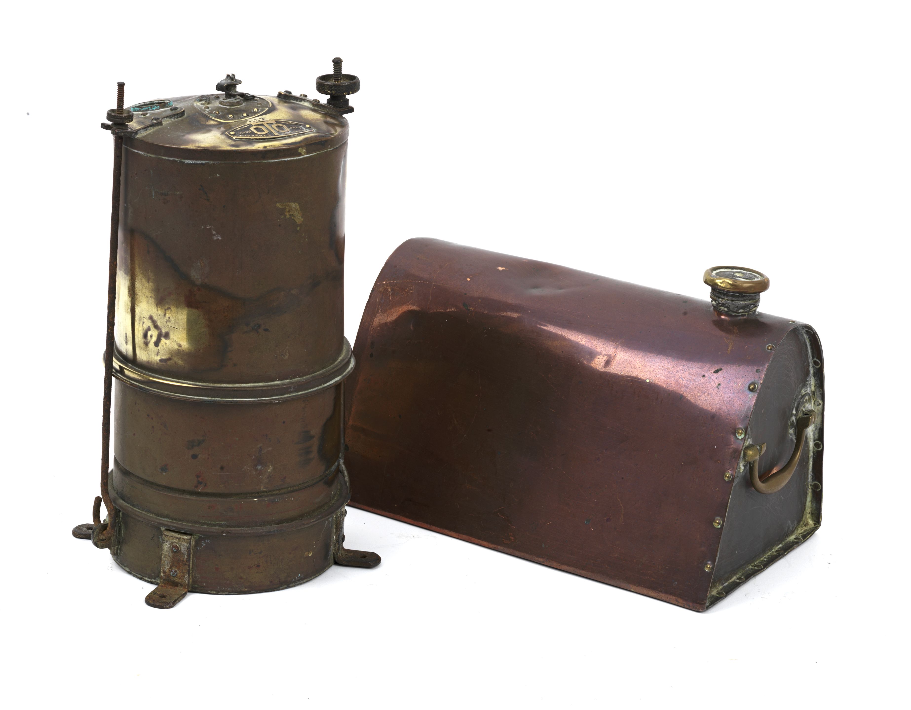 Bonhams Cars : A brass acetylene lamp generator by OTO Phares Lanternes ...