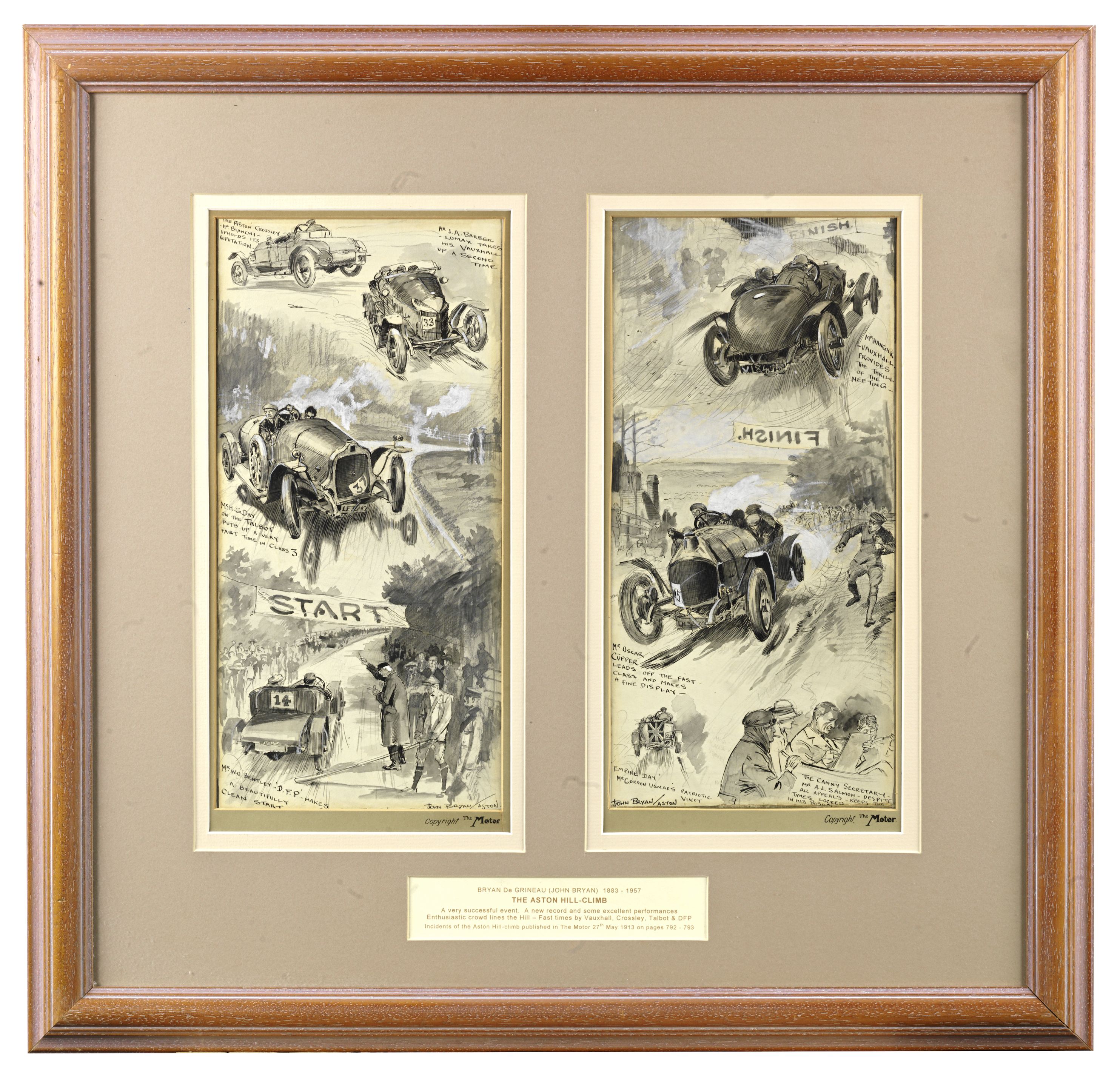 Bonhams Cars : Bryan de Grineau (John Bryan 1883-1957), 'The Aston Hill ...