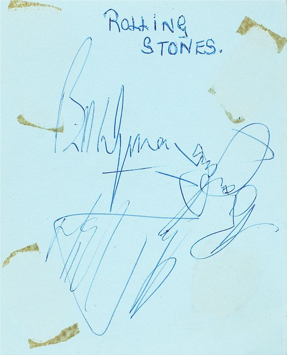 Bonhams : The Rolling Stones: A Collection Of Autographs, August 1964, 2