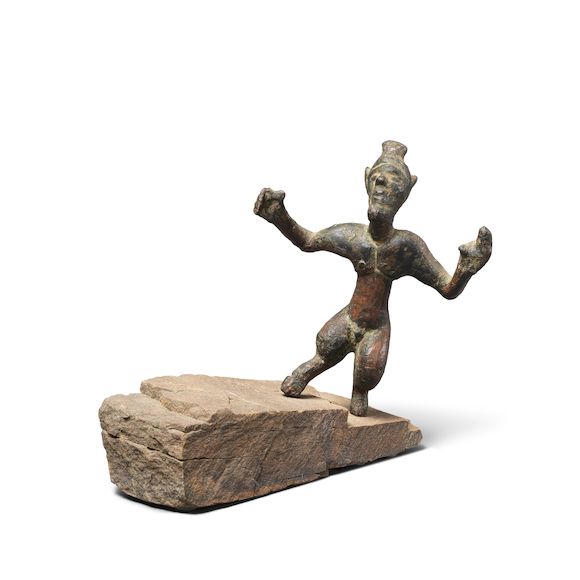 Bonhams : A Greek bronze figure of Pan