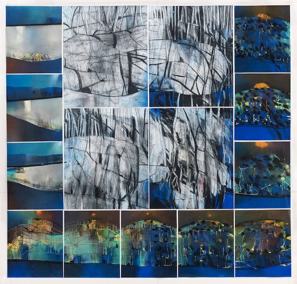 Bonhams : David Blackburn (British, 1939-2016) A Landscape Vision, No 6