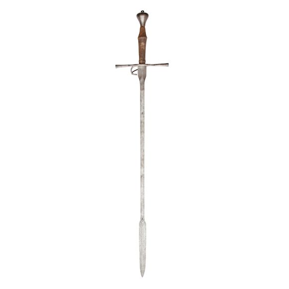 Bonhams : A Rare German Boar-Sword (Schwein-Degen)