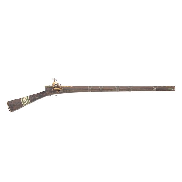 Bonhams : A Turkish 28-Bore Miquelet-Lock Short Rifle (Shishana)
