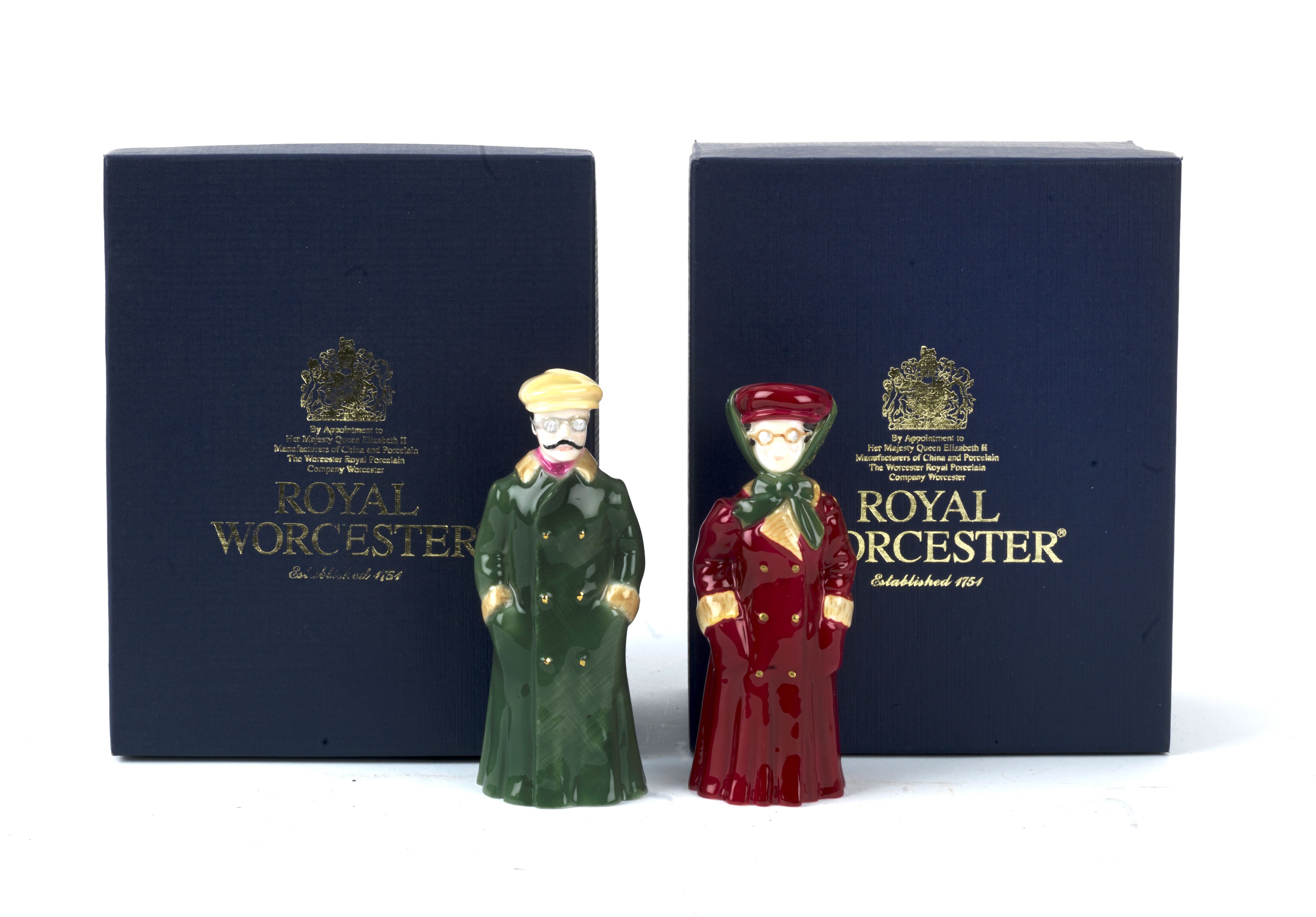 Bonhams Cars : A pair of boxed reproduction glazed ceramic 'The ...