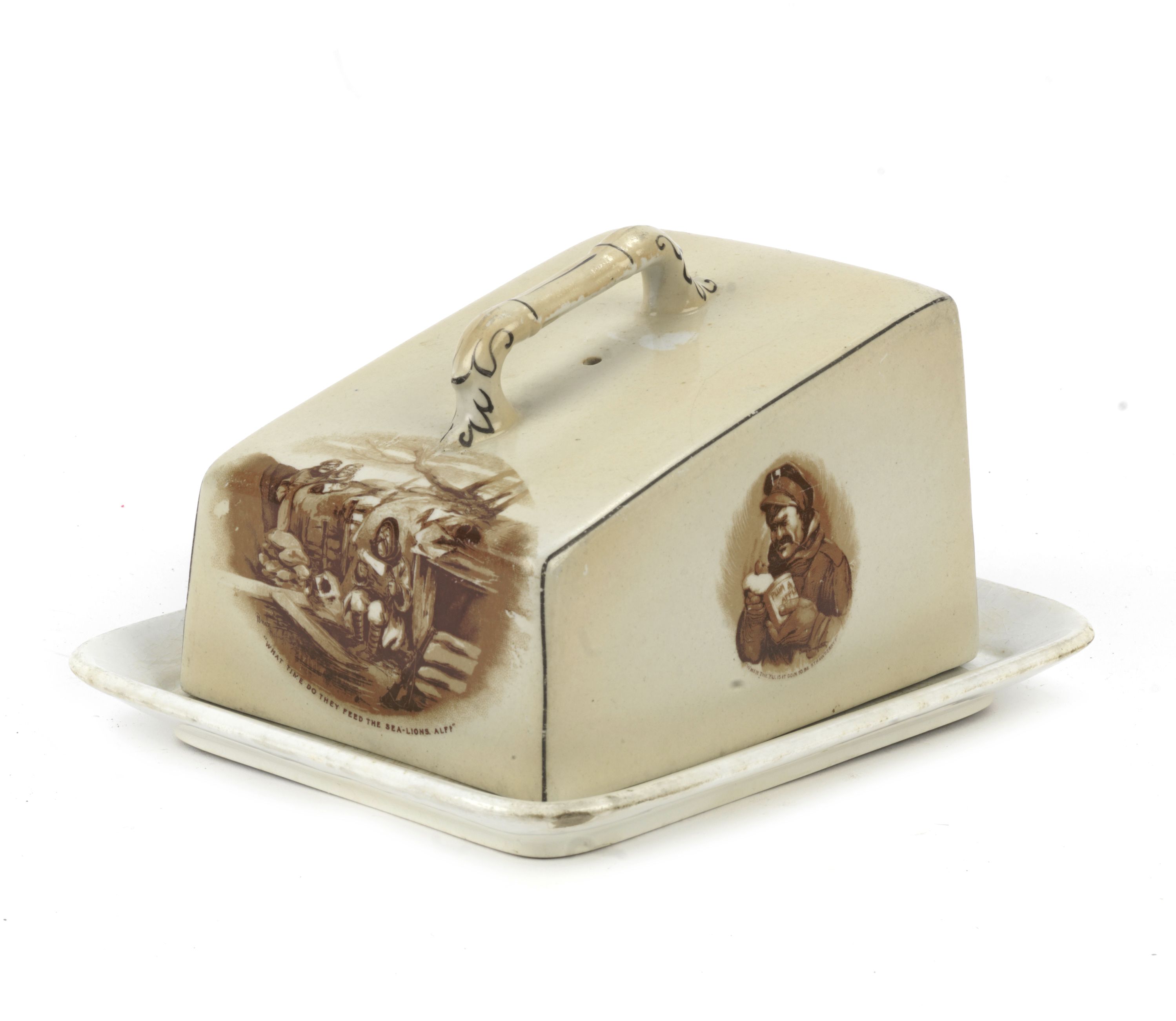 Bonhams Cars : A Bruce Bairnsfather Ware 'Old Bill' Great War souvenir ...