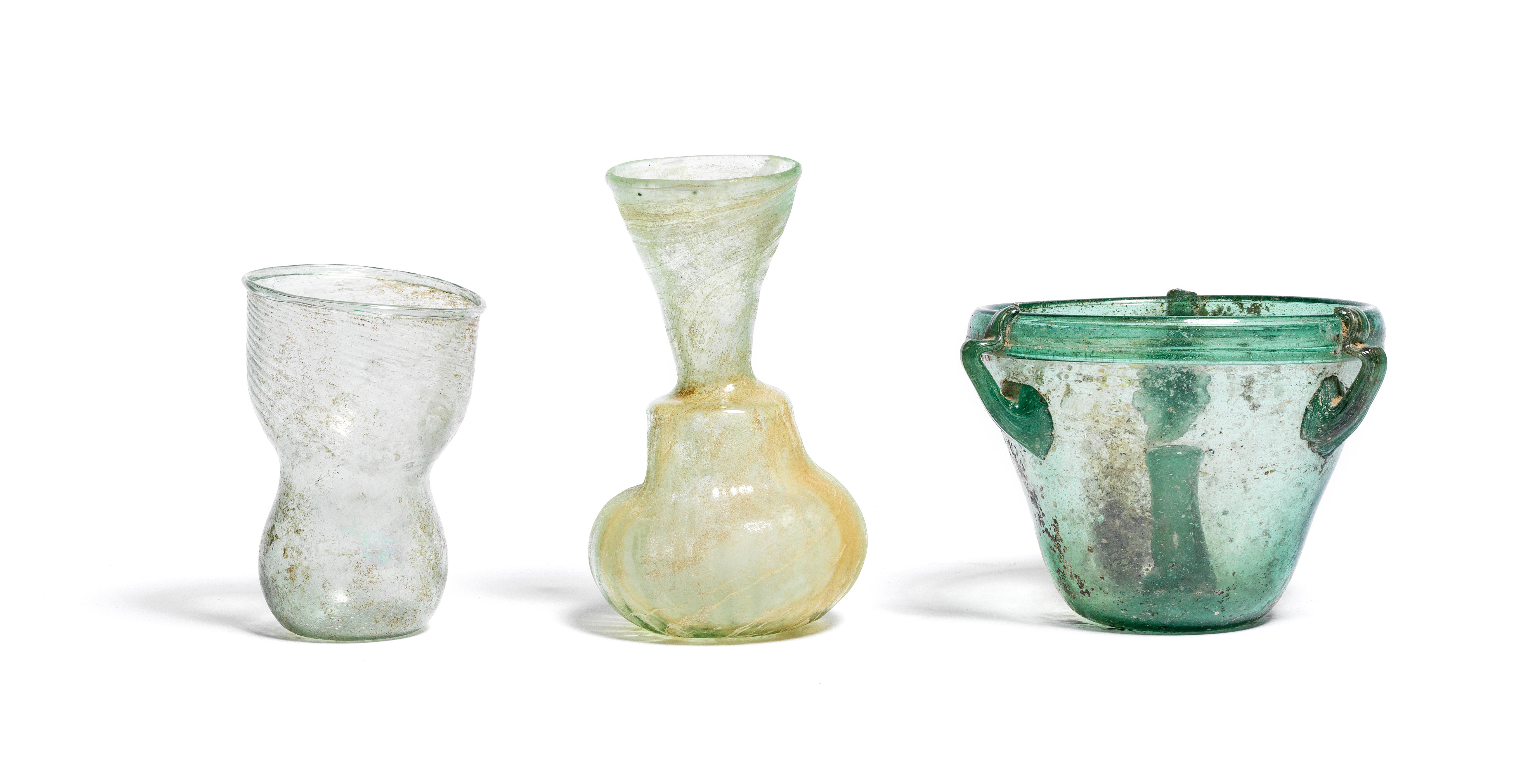 Bonhams Three Late Roman Early Byzantine Glass Vessels 3