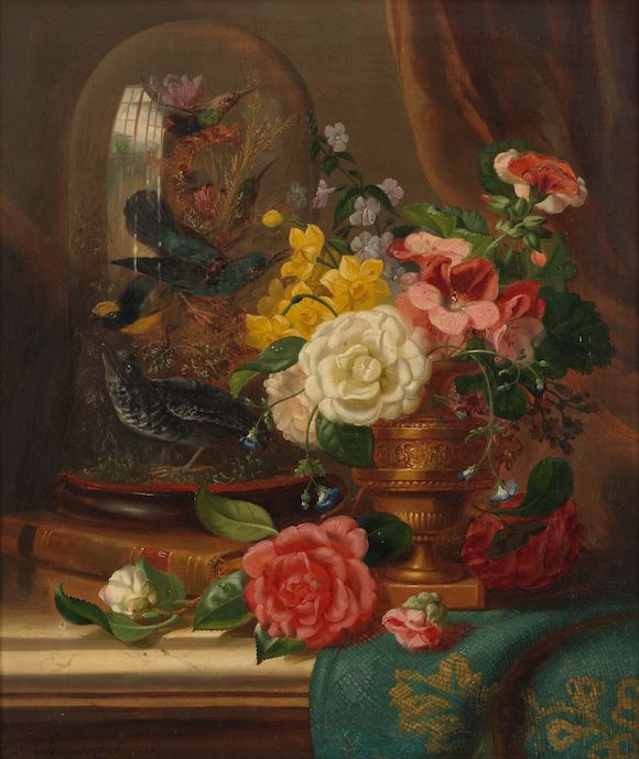 Bonhams : John Wainwright (British, active 1860-1869) Still life with ...