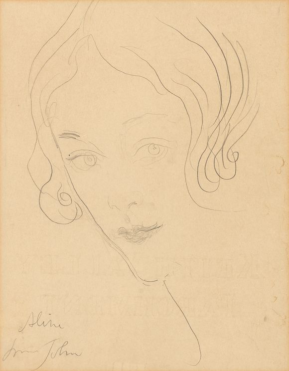 Bonhams : Augustus John O.M., R.A. (British, 1878-1961) A Portrait of ...