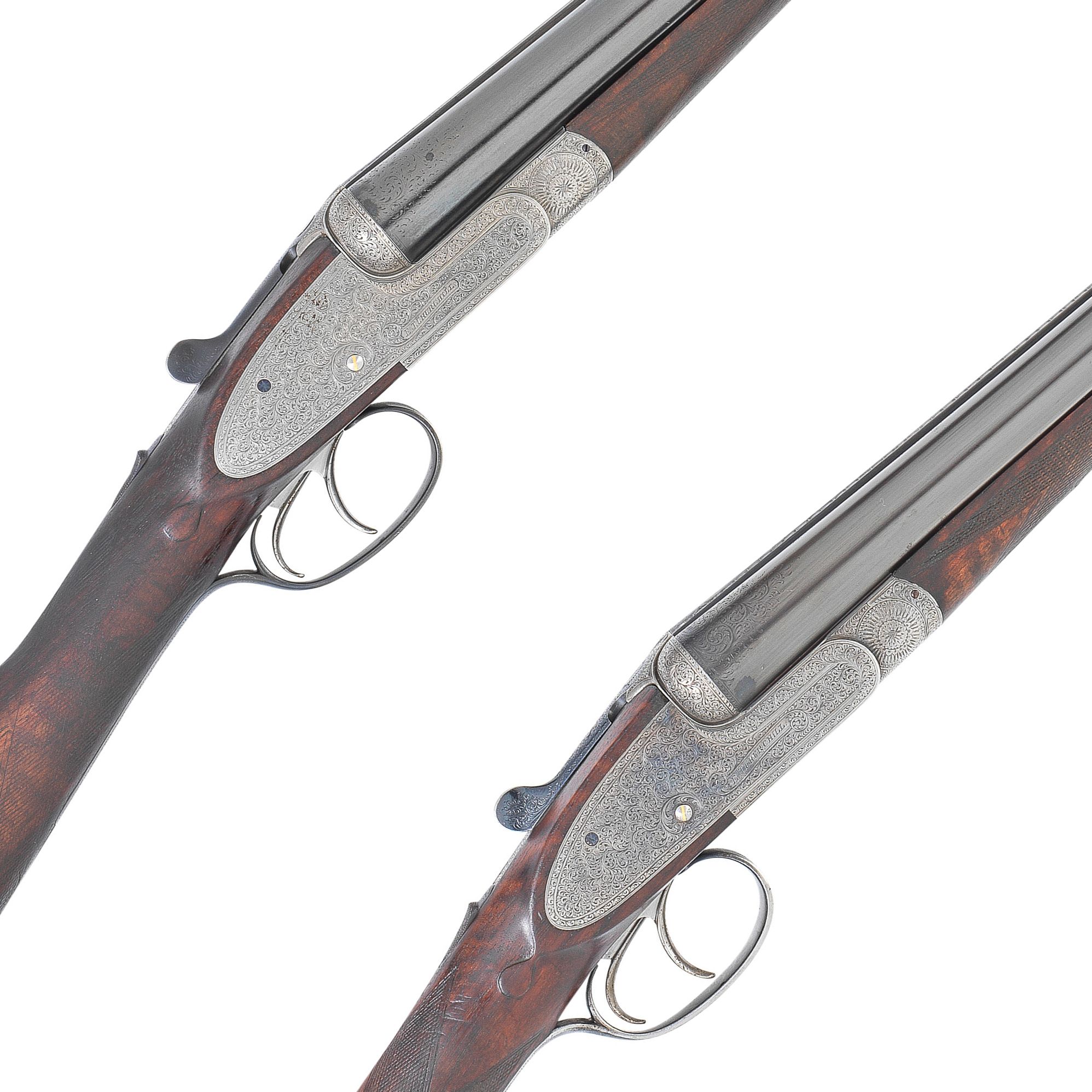 Bonhams : A pair of 12-bore 'XXV Premier' sidelock ejector guns by E.J ...