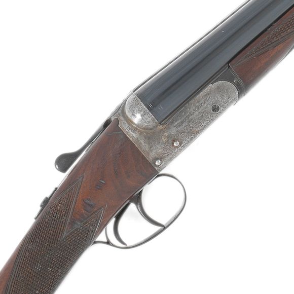 Bonhams : A 12-bore 'Model 700' boxlock ejector gun by Webley & Scott ...