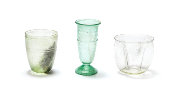 Bonhams Three Roman Glass Vessels 3