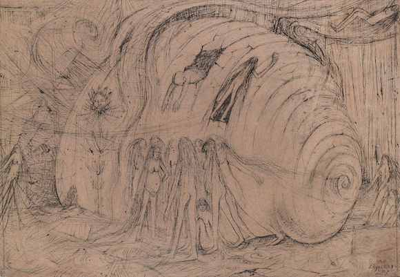 Bonhams : Abdel Hadi El-Gazzar (Egypt, 1925-1965) The Nest