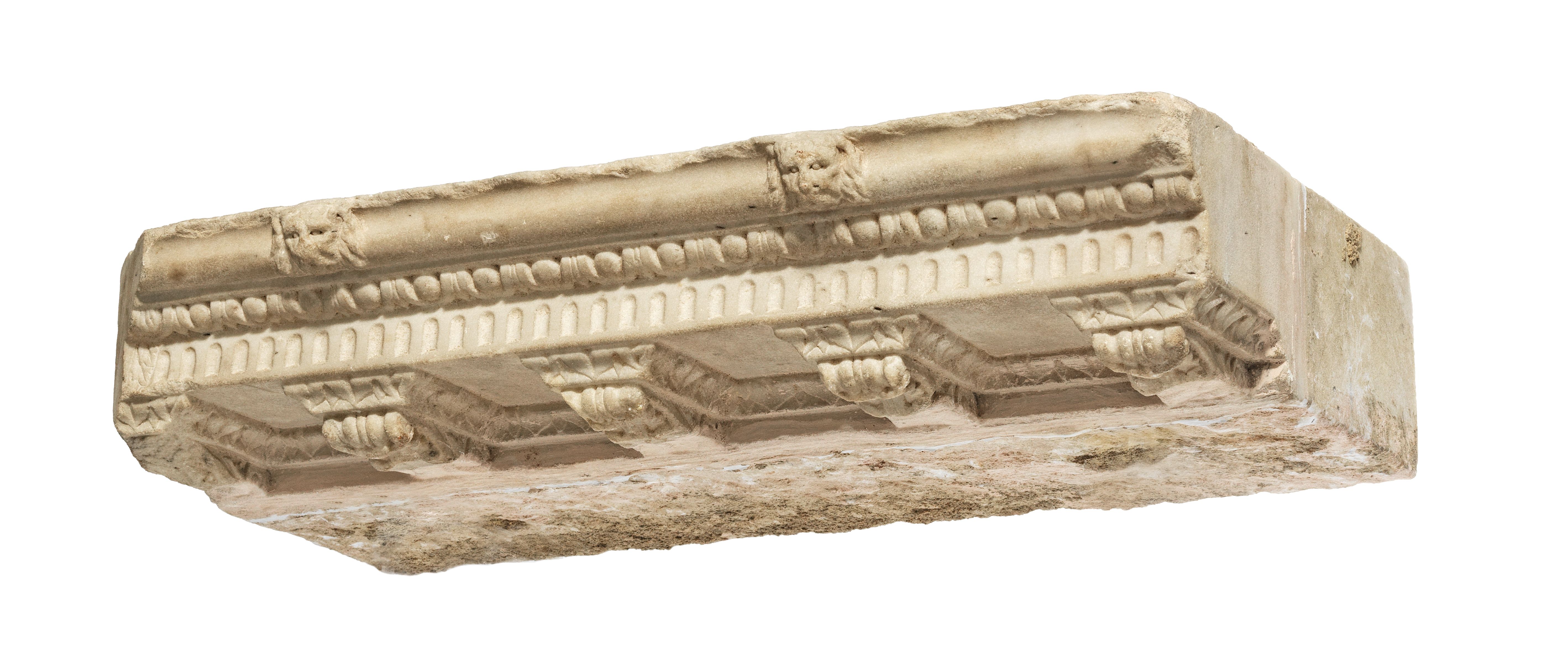 Bonhams : A Roman marble entablature