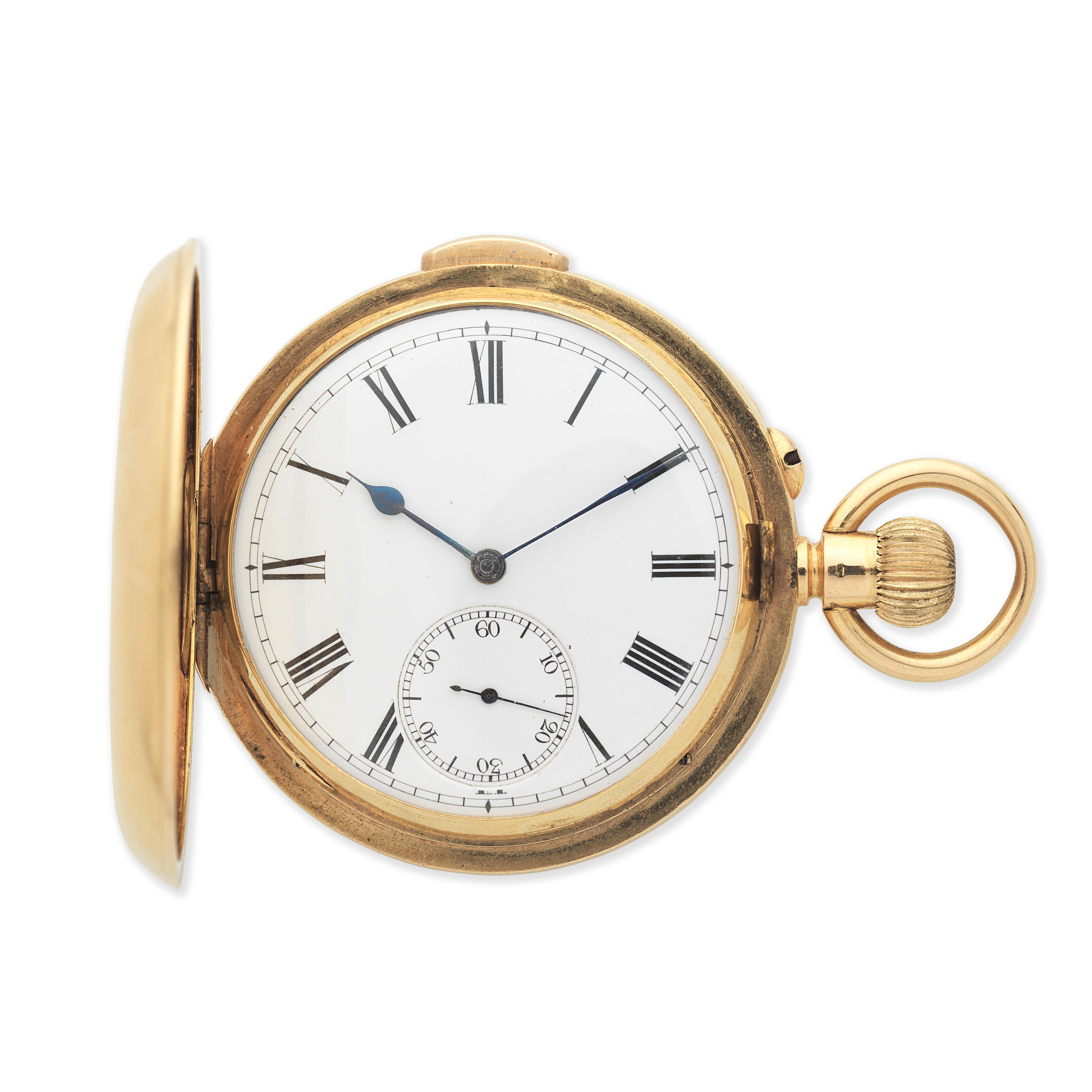 Bonhams Baume An 18k Gold Keyless Wind Minute Repeating Full Hunter