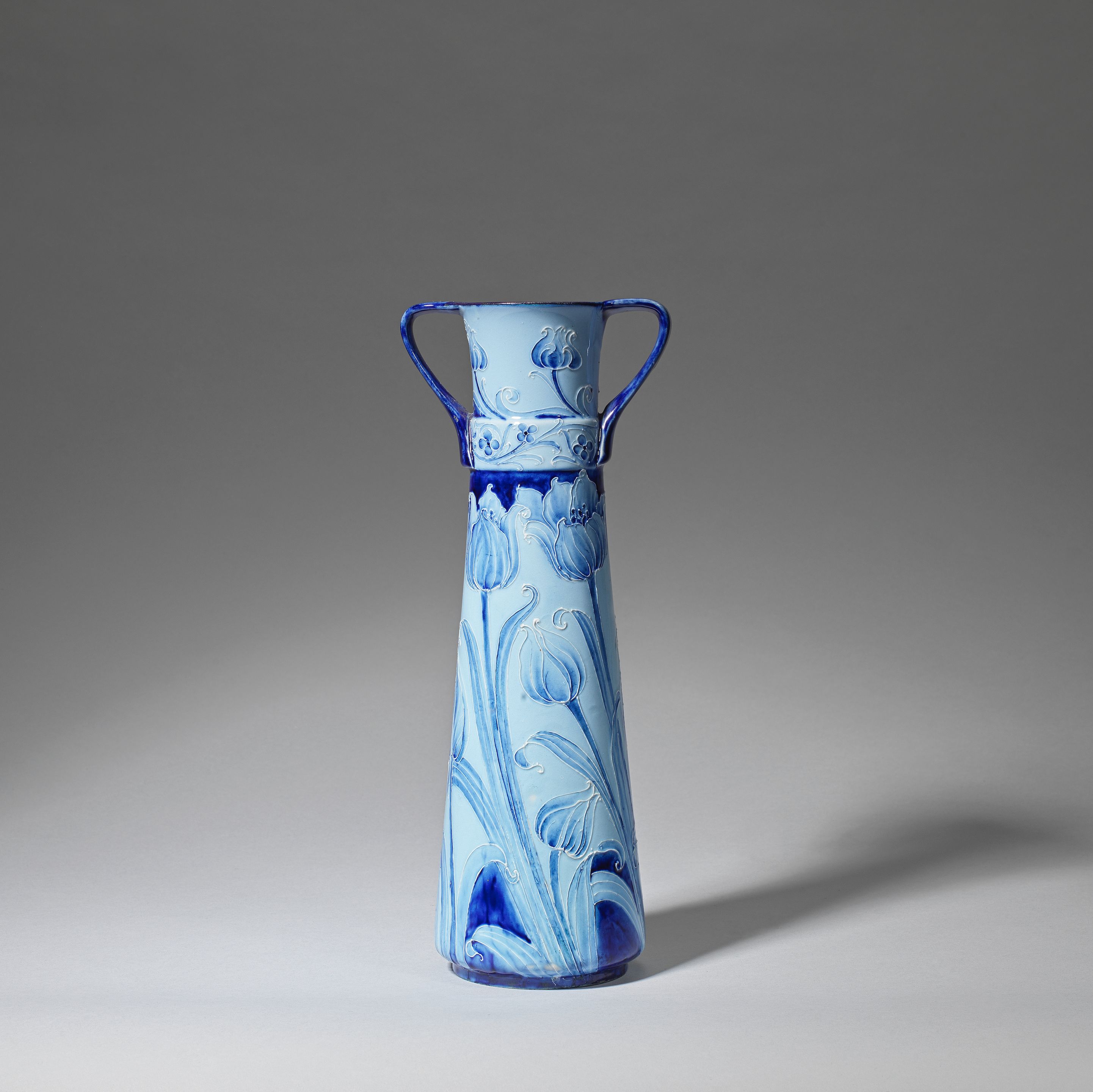 Bonhams : William Moorcroft for Macintyre Twin-handled 'Florian Ware ...