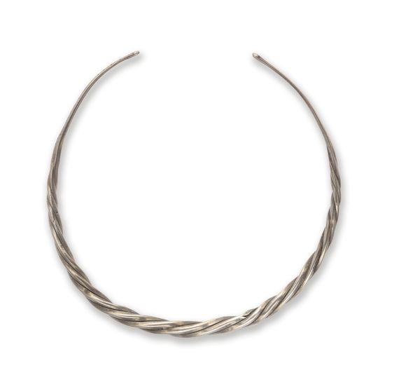Bonhams : A Thracian silver torc