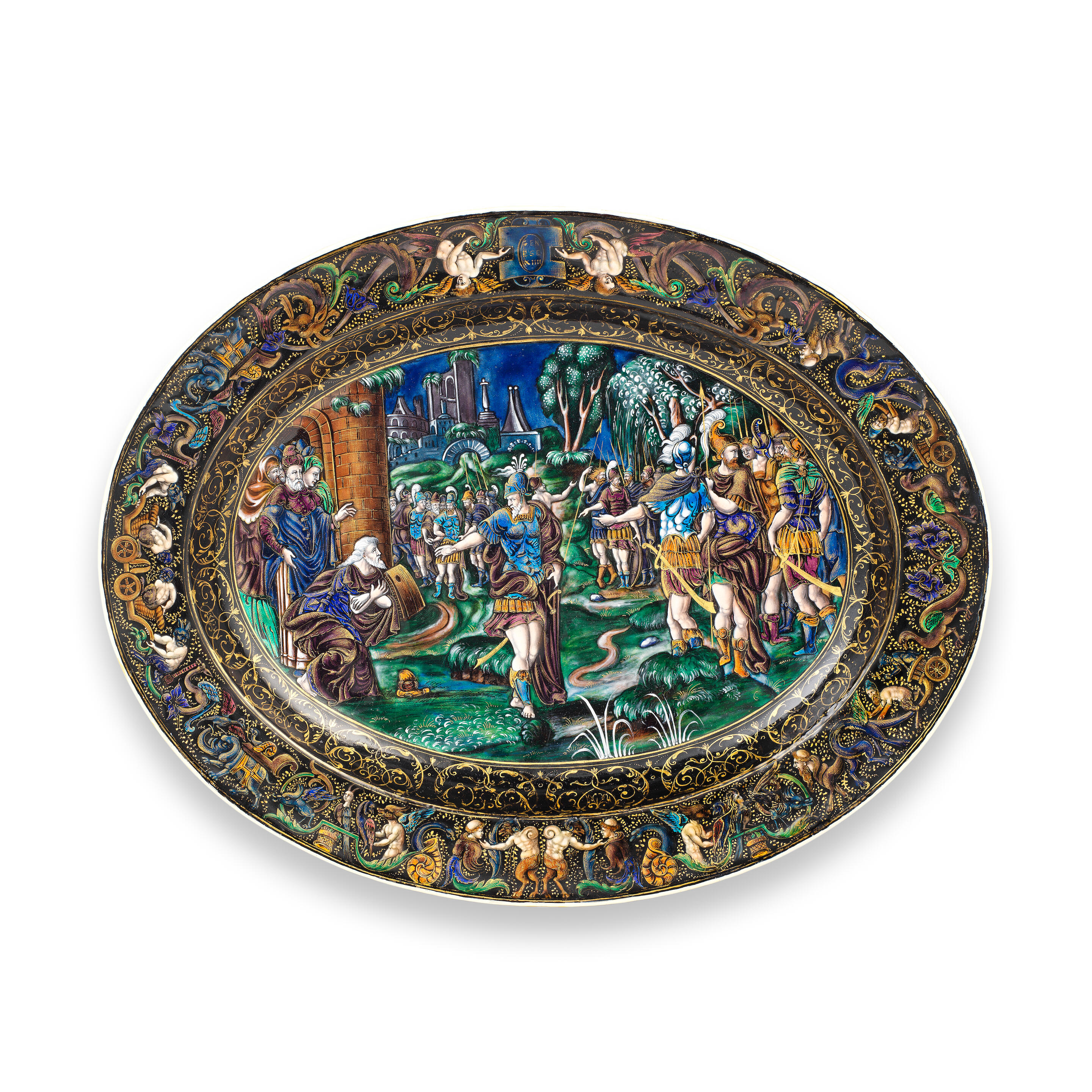 Bonhams : After Pierre Reymond (French, c.1513-after 1584) A 19th century Limoges style ...