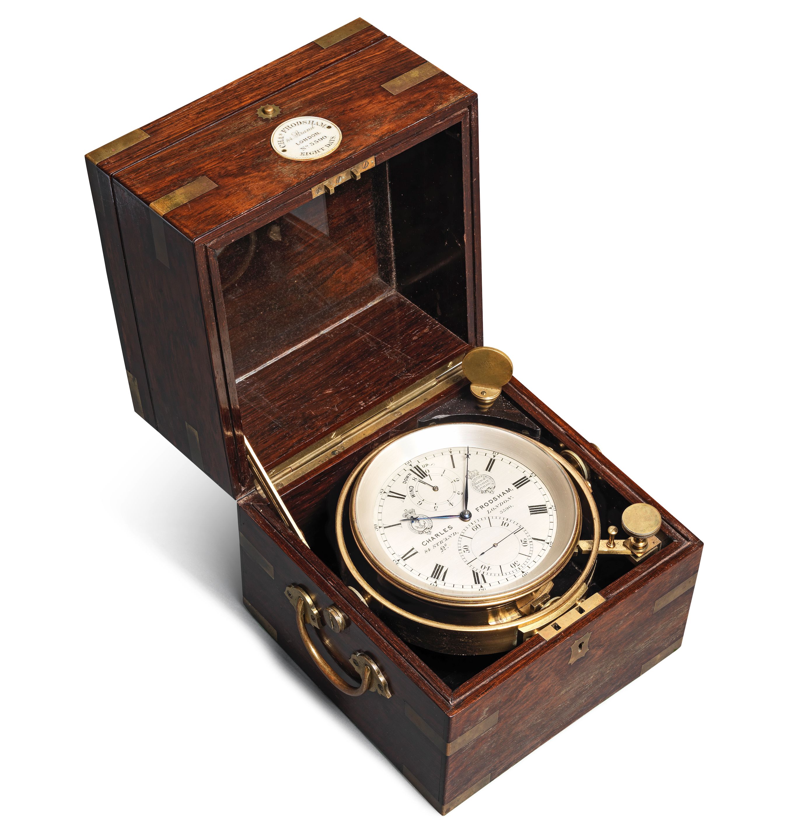 Bonhams : A rare and impressive late 19th century brass-bound rosewood ...