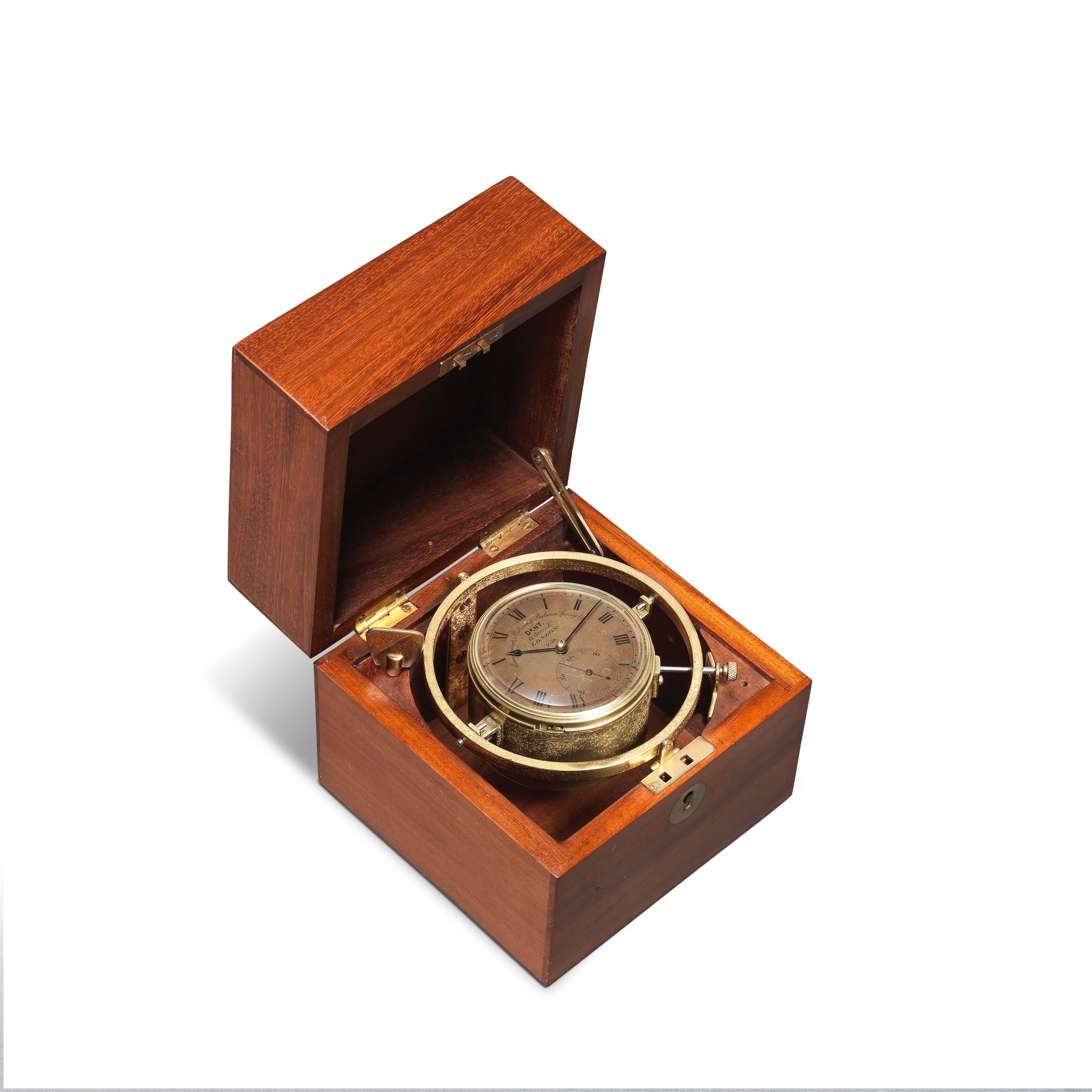 Bonhams : An early 19th century one day marine Chronometer, now in a ...