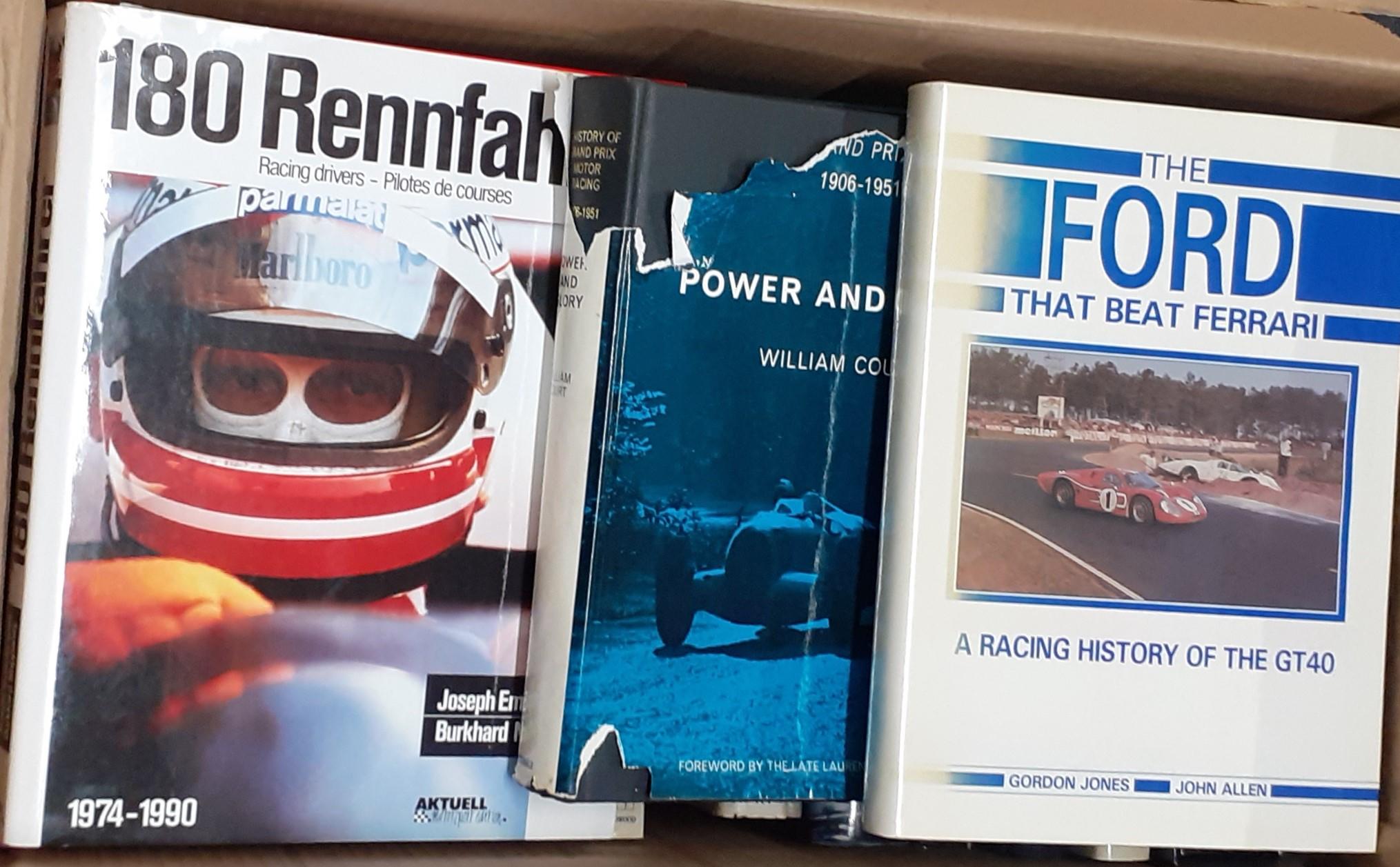 Bonhams Cars Assorted Motor Racing And Motorsport Books Qty