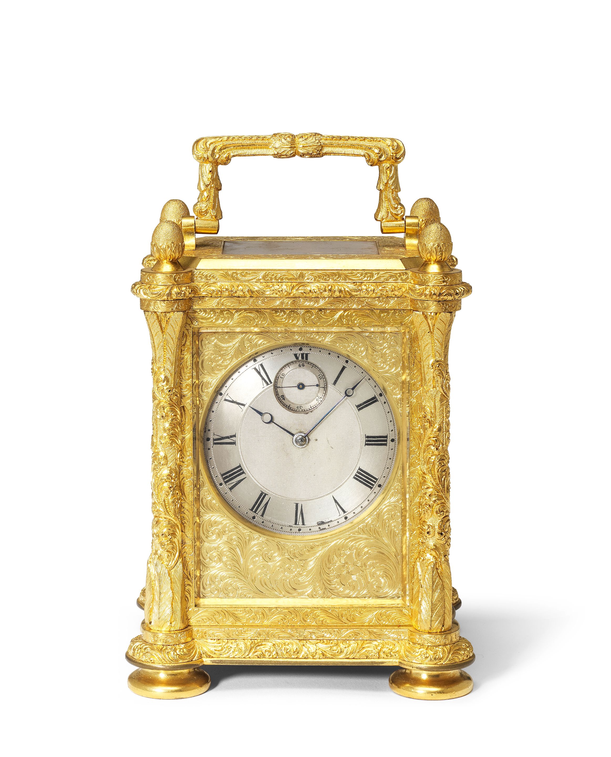 Bonhams : A fine and rare mid 19th century English ormolu striking ...