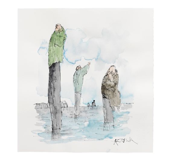 Bonhams : Sir Quentin Blake (British, born 1932) Sages in the Sea No. 2 ...
