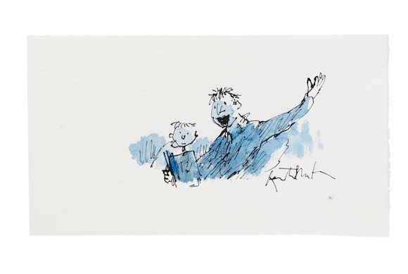 Bonhams : Sir Quentin Blake (British, born 1932) Parent and Child No.3 ...