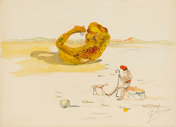 Bonhams Cornette de Saint Cyr : Salvador DALI (1904-1989) DESERT JEWEL ...