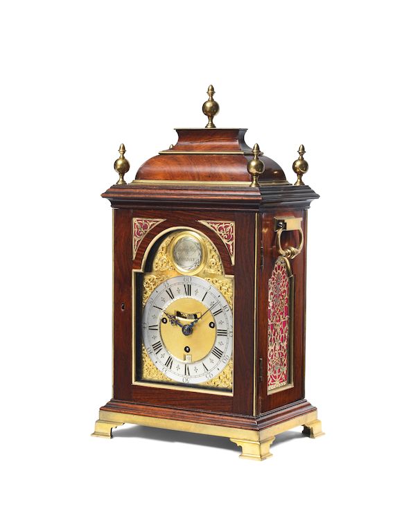 Bonhams : A Very Fine And Rare Quarter Chiming And Repeating Padouk ...