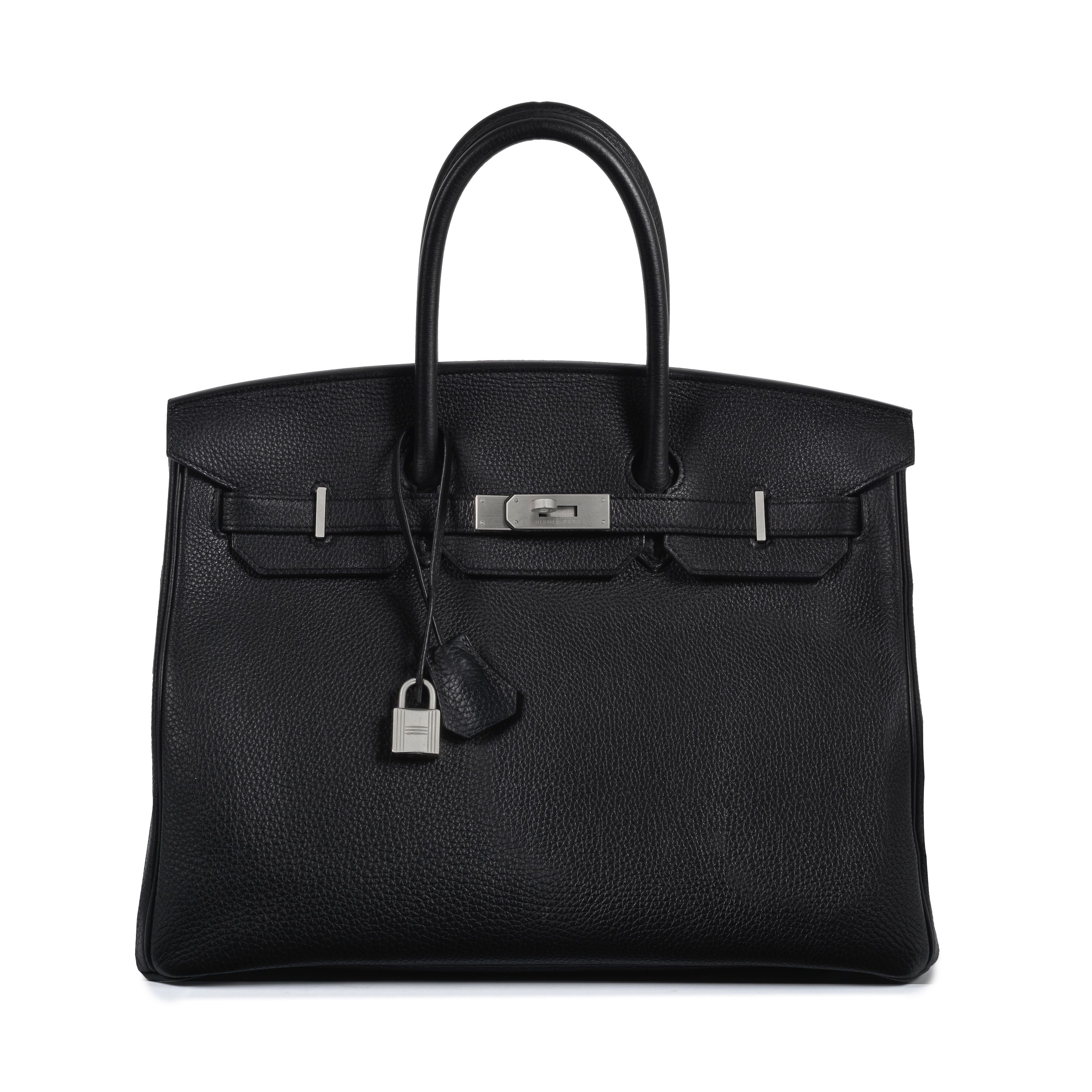 Bonhams : Hermès a Black Togo Leather Birkin 35 2015 (includes padlock ...
