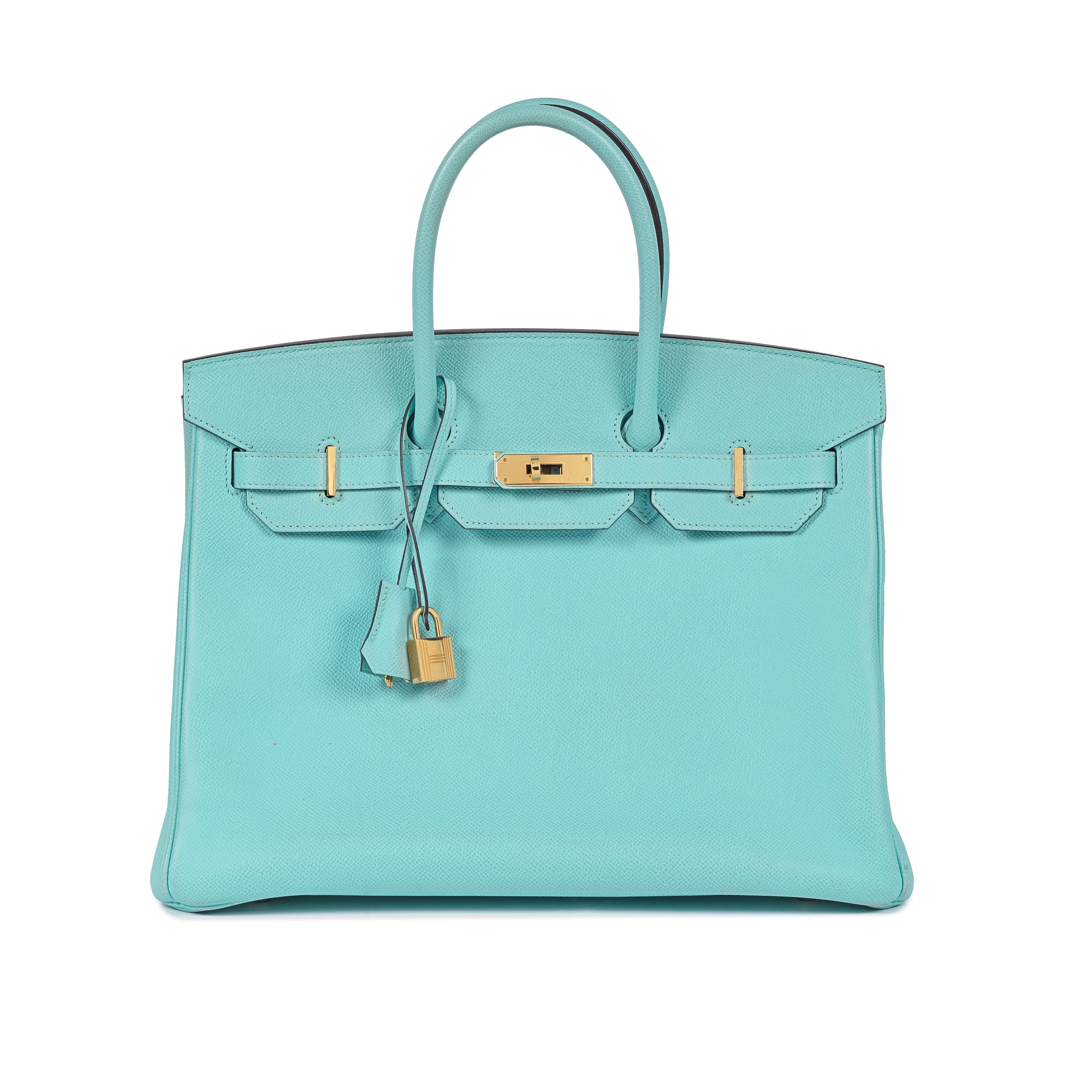 Bonhams : Hermès a Bleu Atoll Epsom Leather Birkin 35 2015 (includes ...