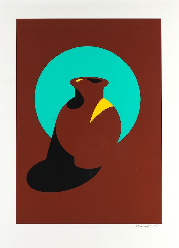 Bonhams : Patrick Caulfield R.A. (British, 1936-2005) Brown Pot ...