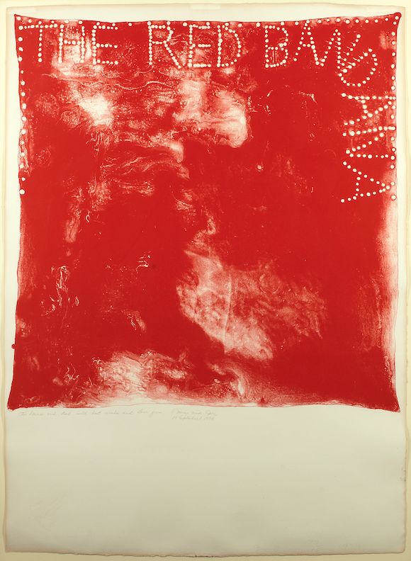 Bonhams : Jim Dine (American, born 1935) The Red Bandana Lithograph ...