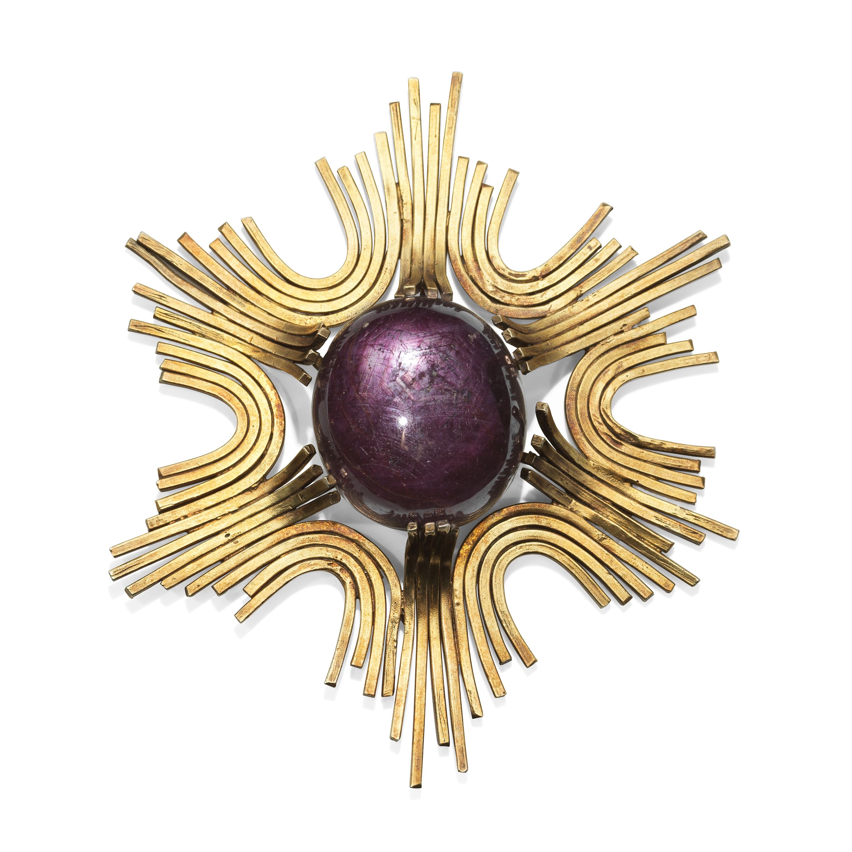 Bonhams : GRIMA RUBY-MOUNTED PAPERWEIGHT, CIRCA 1970