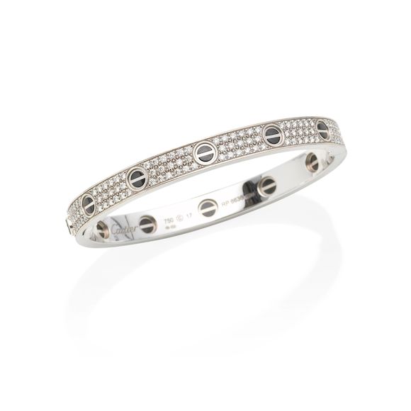 Bonhams : CARTIER DIAMOND 'LOVE' BANGLE