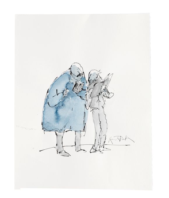 Bonhams : Sir Quentin Blake (British, born 1932) Comparing Notes No.1 ...