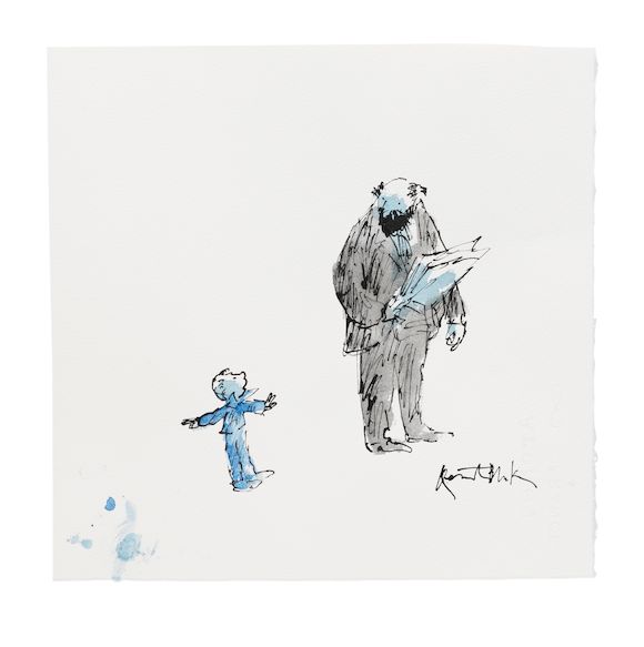 Bonhams : Sir Quentin Blake (British, born 1932) Man and Child ...