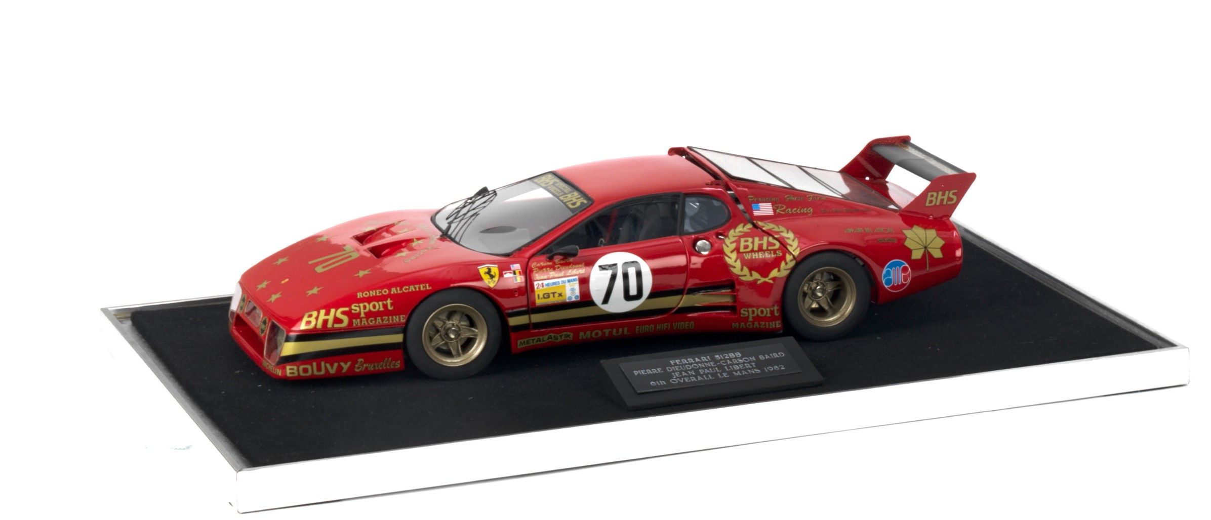 Bonhams Cars : A 1:12 scale model of the 1982 Le Mans Ferrari 512BB, by ...