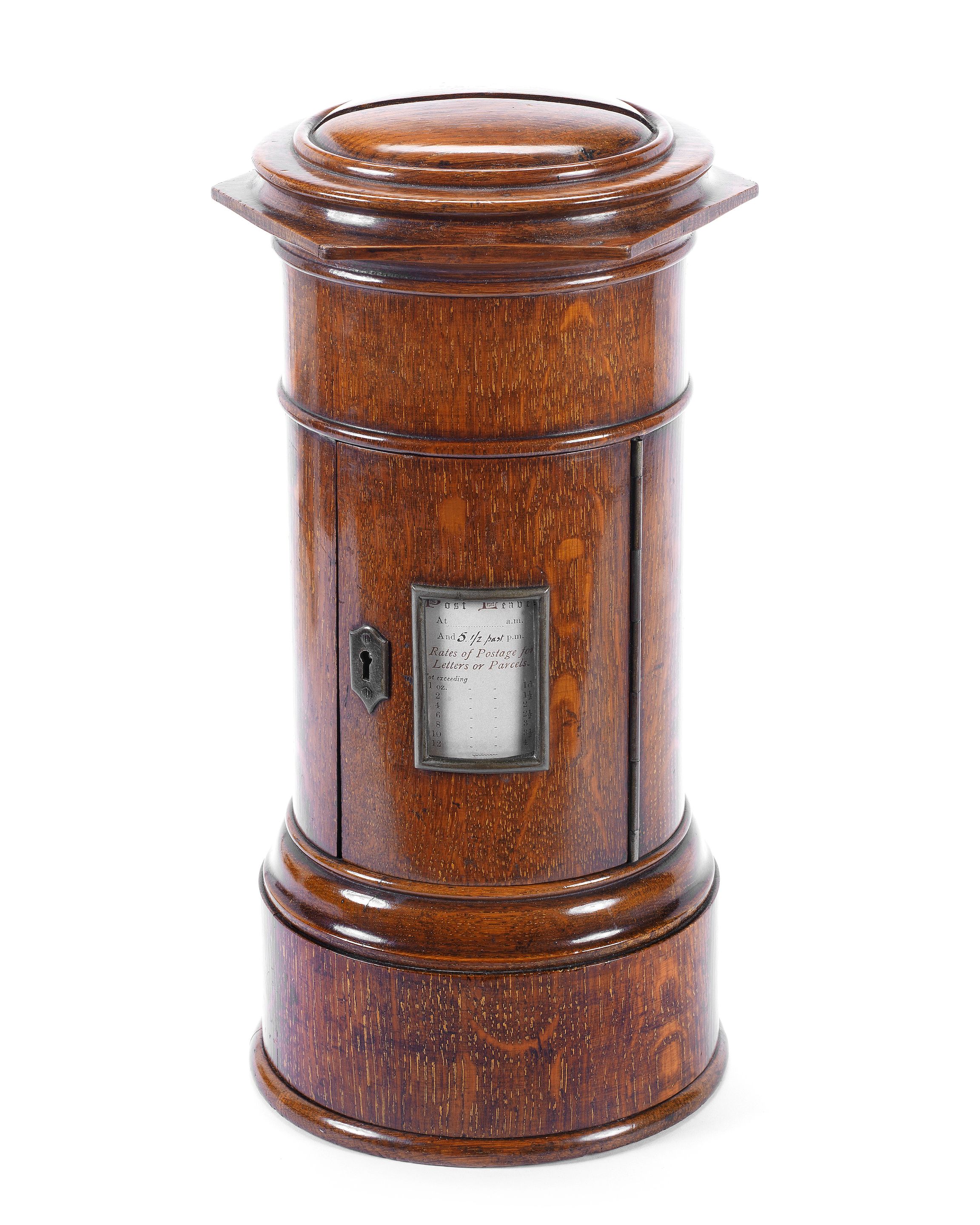 Bonhams : A good late Victorian oak 'Country House' type domestic post ...