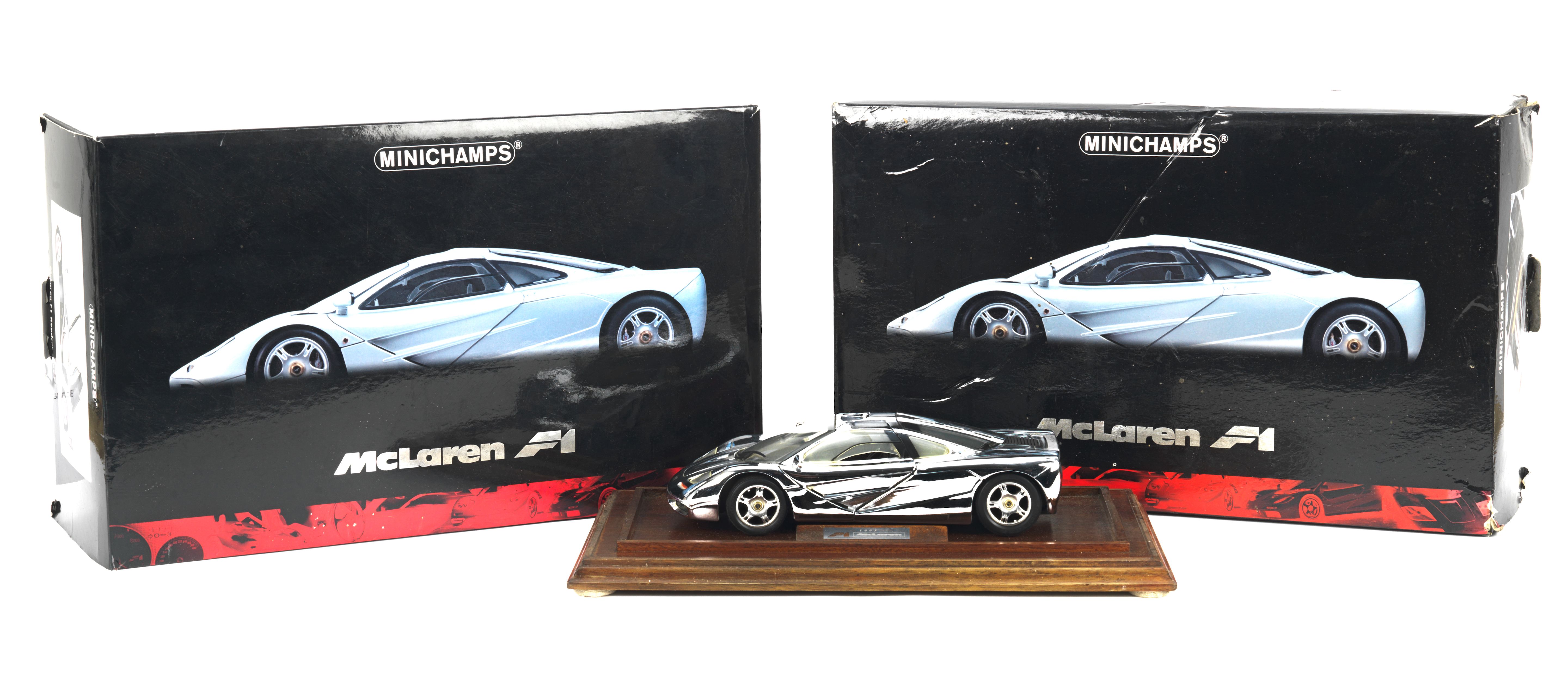 Bonhams Cars : Two boxed 1:12 scale models of 1994 McLaren F1 Roadcars ...