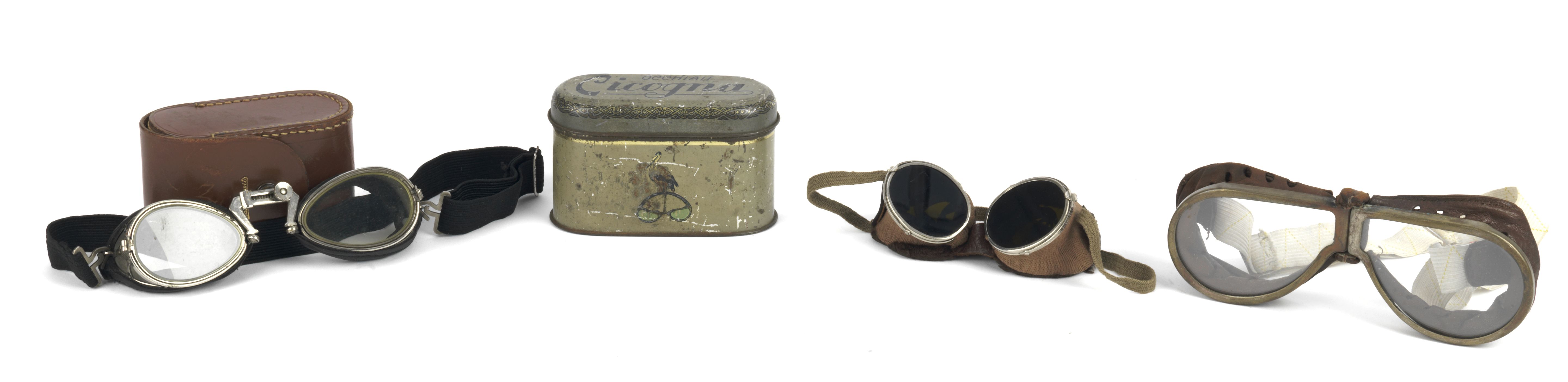 Bonhams Cars : A fine pair of 'Luxor' motoring goggle by E B Meyrowitz ...