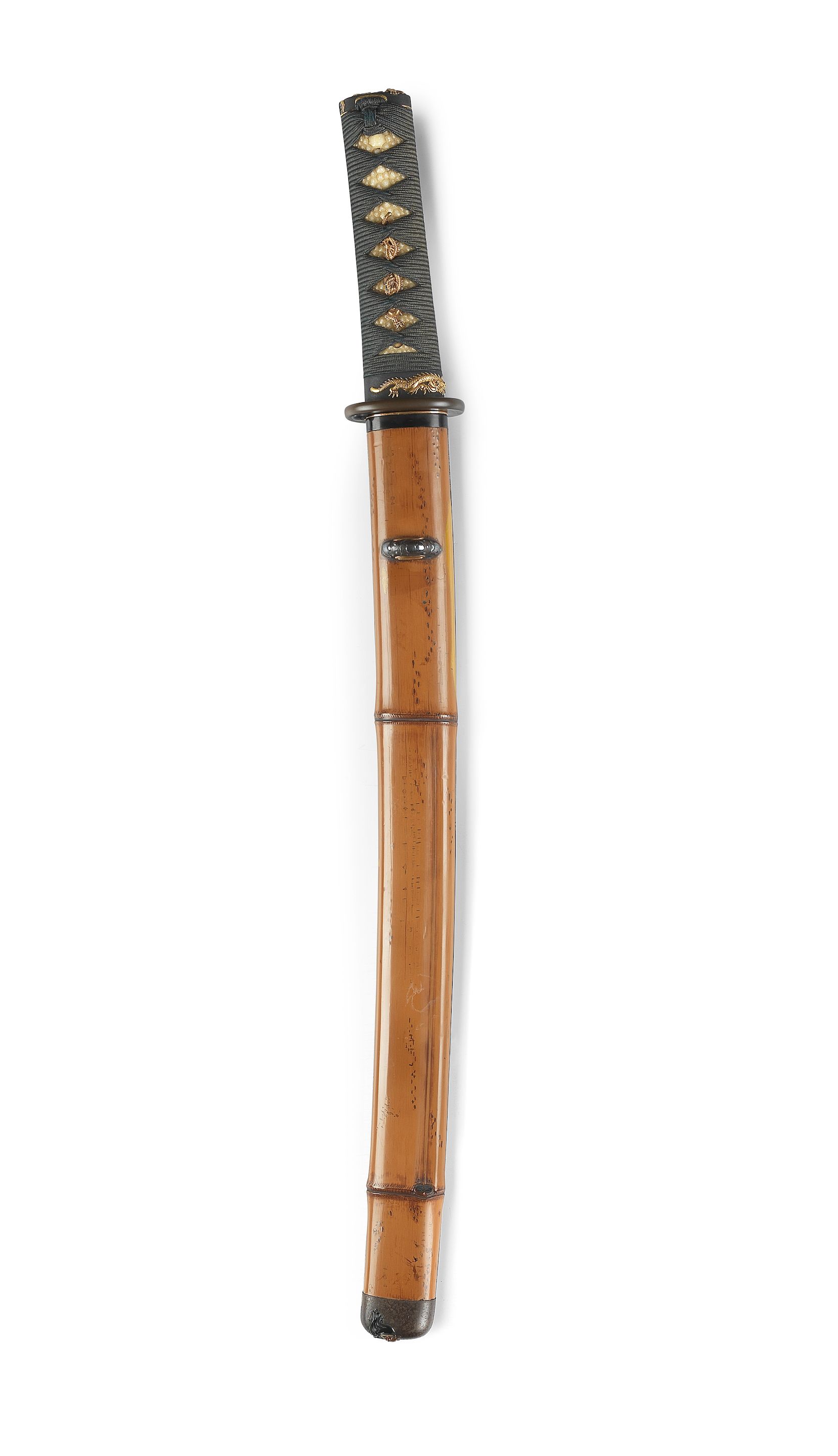 Bonhams : A KOSHIRA-E (MOUNTING) FOR A WAKIZASHI (COMPANION SWORD) Edo ...