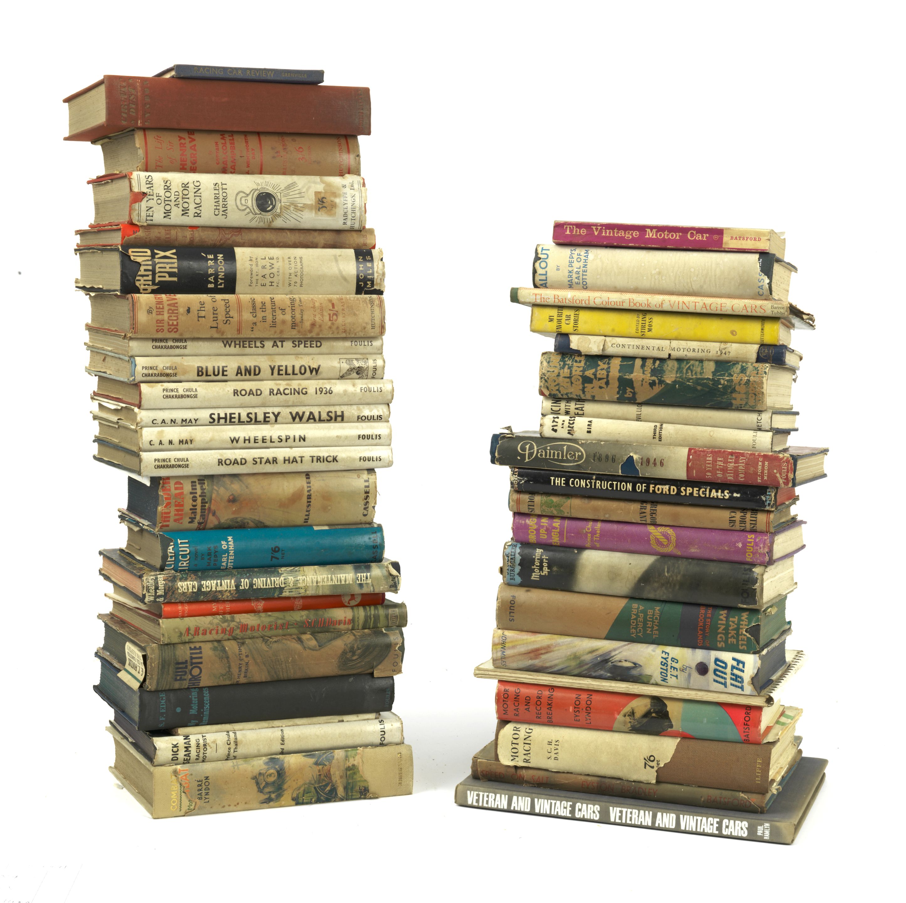 Bonhams Cars : Assorted motor racing and motoring reference books, ((Qty))